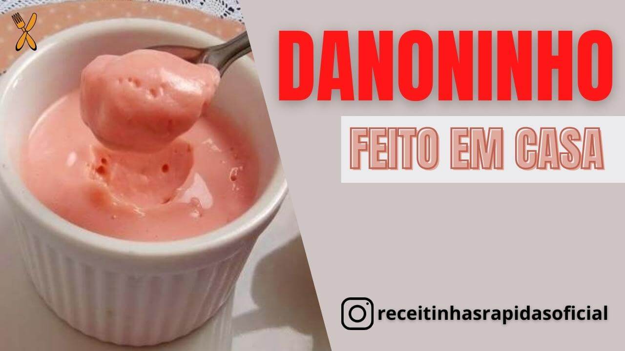 Danoninho caseiro, essa receita é simples e fica muito boa, vem aprender